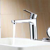 China ARROW Modern Single Hole Brass Basin Mixer Faucet with 5 Year Warranty Ceramic Cartridge and Chrome Finish for sale