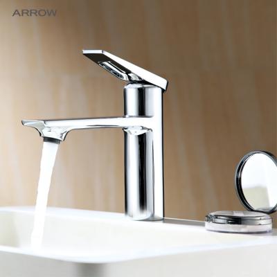 China ARROW Brand Modern Single-Hole Deck Mounted Basin Mixer Faucet with 5 Year Warranty Brass Main Body and Ceramic Valve for sale