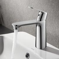 China ARROW Modern Polished Chrome Brass Ceramic Valve Core Basin Mixer Faucet Single Hole Deck Mounted with 5 Year Warranty for sale