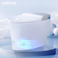 China ARROW High-end Smart Toilet with Heated Seat, Remote Control, and Siphon Flushing - One Piece Intelligent Toilet for sale