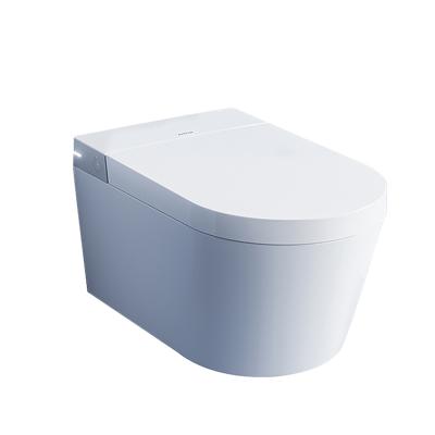 China ARROW Luxury Wall Hung Smart Toilet with Heated Seat Remote Control and Self-cleaning Glaze for sale
