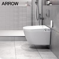 China ARROW ST-8017 Scandinavian-Design Smart Toilet | Antibacterial Silver-Ion Surface, Warm Air Dryer, Soft-Close, Award-Winning Minimalist Aesthetic for sale