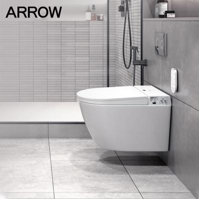 China ARROW ST-8017 Scandinavian-Design Smart Toilet | Antibacterial Silver-Ion Surface, Warm Air Dryer, Soft-Close, Award-Winning Minimalist Aesthetic for sale