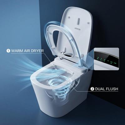 China ARROW AM3008 Premium Smart Toilet Auto Deodorization Pro Heated Seat Auto Open & Close One Piece Sanitary for sale
