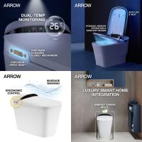 China ARROW AM3002 Contemporary Smart Toilet One-key Smart Wash Heated Seat Massage Washing Electric Bidet Seat for sale