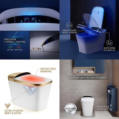 China ARROW AV4005 All-in-One Smart Toilet Turbo Flush Tech Heated Seat Warm Air Dryer Auto Sensing Bidet for sale