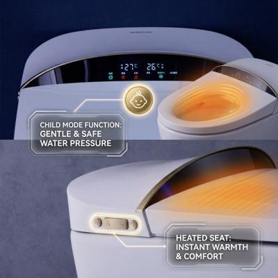 China ARROW AV4001 Advanced Smart Bidet WC Child Mode Function Heated Seat Soft Closing Cover Touchless Operation for sale