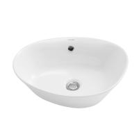 China Irregular Oval Bathroom Table Top Basin No Faucet No Drainer for sale