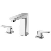 China Two Handle Bathroom Faucets Single Hole 341mm 145mm for Washroom for sale