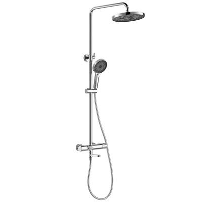 China 3 Function Hand Shower Mixer Set H 822-1212mm Handheld Chrome Brass for sale