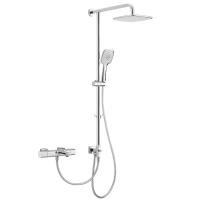 China H 1000mm Hand Shower Mixer Set , Square Head Thermostatic Waterfall Shower for sale