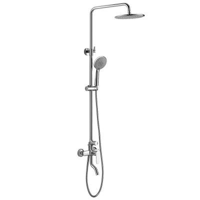 China AG3306 Lifting Rain Shower Set System Chrome For Bathroom for sale
