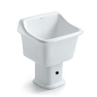 China FM7801 Ceramic White Mop Tub Modern Free Standing Sanitary Ware for sale