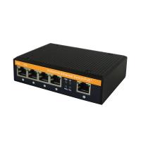 China 10/100/1000M 5-port Industrial Ethernet POE Switch for sale