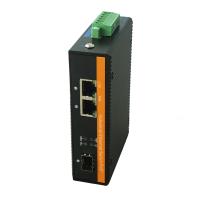 China 10/100M 1 fiber port+2 RJ45 ports Industrial POE Switch for sale