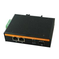 China 10/100M 1 fiber port+2 RJ45 ports Industrial POE Switch for sale