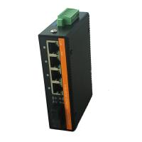 China 10/100M 1 fiber port+4 RJ45 ports Industrial POE Switch for sale