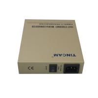 China 10/100/1000M single mode dual fiber  Plug-in Card Type Built-in power supply Fiber Media Converter for sale