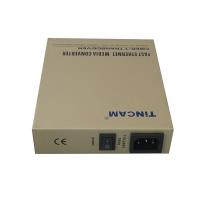 China 10/100/1000M single mode single fiber  Plug-in Card Type Built-in power supply Fiber Media Converter for sale