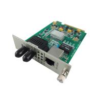 China TiNCAM 10/100/1000M single mode dual fiber 1310nm 20km SC ST FC Fiber Media Converter Card Type for sale