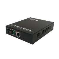 China TiNCAM 10/100/1000M single mode single fiber SC 20KM Internal power supply Fiber Media Converter for sale