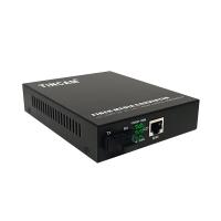 China TiNCAM 10/100/1000M single mode dual fiber SC 20km Internal power supply Fiber Media Converter for sale