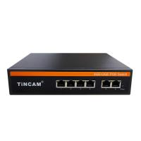 China 4-Port Gigabit PoE Switch with 2 Gigabit Uplink Ports IEEE 802.3af/at 30W per Port 65W Built-in Power Supply TBC-PS5106N for sale