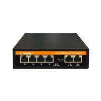 China 4-Port Fast Ethernet Passive PoE Switch 4×10/100Mbps Passive PoE Ports + 2×10/100Mbps Uplink Ports 250m Extend Mode TBC-EFP4106N for sale