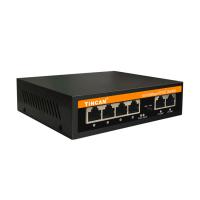 China 4-Port Fast Ethernet Passive PoE Switch 4×10/100Mbps Passive PoE Ports + 2×10/100Mbps Uplink Ports 250m Extend Mode TBC-EFP4106N for sale