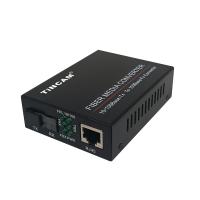 China 10/100Mbps Fast Ethernet BiDi Single Mode Single Fiber Media Converter 1 SC Fiber + 1 RJ45 Port 25km 1310/1550nm External Power Adapter TNC-ME1312E-S20AB for sale