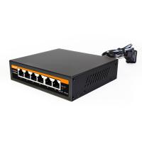 China 4 Port PoE Switch with 2 Fast Ethernet Uplink Ports 6-Port Unmanaged PoE Switch IEEE 802.3af/at 48W Built-in Power Supply Unmanaged TNC-EPS4306N4 for sale