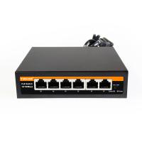 China 4 Port PoE Switch with 2 Fast Ethernet Uplink Ports 6-Port Unmanaged PoE Switch IEEE 802.3af/at 48W Built-in Power Supply Unmanaged TNC-EPS4306N4 for sale