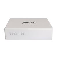 China 5-Port Gigabit Ethernet Switch Unmanaged Plug & Play Network Switch 10/100/1000Mbps RJ45 Desktop Plastic Housing External 5V Power Adapter TBC-S5005ES for sale
