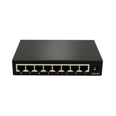 China 8-Port Gigabit Ethernet Switch Unmanaged Desktop Network Switch Metal Housing Plug & Play TBC-S5008E for sale