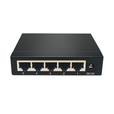 China 5-Port Gigabit Ethernet Switch Unmanaged Desktop Network Switch Metal Housing Plug & Play TBC-S5005E for sale