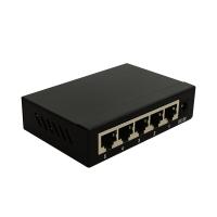 China 5 Port 10/100Mbps Fast Ethernet Switch Unmanaged Desktop Network Switch Metal Case Plug and Play External 5V Power Adapter TBC-S4005E for sale
