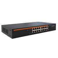 China 16 Port 10/100Mbps Fast Ethernet Switch Unmanaged Network Switch Rackmount/Desktop Metal Switch Internal Power Supply TBC-S4016N for sale