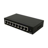 China 8 Port 10/100Mbps Fast Ethernet Switch Unmanaged Desktop Network Switch Metal Housing Plug and Play TBC-S4008E for sale