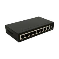China 8 Port 10/100Mbps Fast Ethernet Switch Unmanaged Desktop Network Switch Metal Housing Plug and Play TBC-S4008E for sale