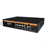 China 11 Port Gigabit BT PoE Switch 8 PoE++ Ports 2 RJ45 Uplink 1 SFP Uplink IEEE 802.3af at bt AI Watchdog VLAN 250m Extend 200W TBC-PSD5111N20-3PF for sale