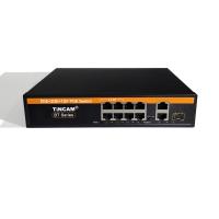 China 11 Port Gigabit BT PoE Switch 8 PoE++ Ports 2 RJ45 Uplink 1 SFP Uplink IEEE 802.3af at bt AI Watchdog VLAN 250m Extend 200W TBC-PSD5111N20-3PF for sale