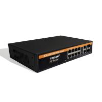China 12 Port Gigabit AI Smart PoE Switch 8 PoE+ Ports 4 BT 60W PoE++ Ports 2 RJ45 Uplink 2 SFP IEEE 802.3af at bt Unmanaged 200W TBC-PSD5112N20-4PF for sale