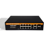 China 12 Port Gigabit AI Smart PoE Switch 8 PoE+ Ports 4 BT 60W PoE++ Ports 2 RJ45 Uplink 2 SFP IEEE 802.3af at bt Unmanaged 120W TBC-PSD5112N12-4PF for sale