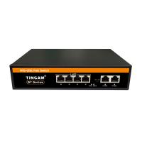 China 6 Port Gigabit PoE++ Switch 4 PoE Ports 2 Uplink RJ45 Ports IEEE 802.3af at bt 120W PoE Budget Desktop Metal Case TBC-PSD4506N for sale