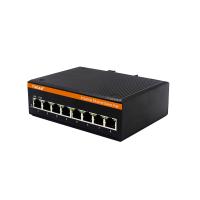China 8-Port Gigabit Industrial Ethernet Switch & PoE Switch PoE & Non-PoE Dual DC12-52V Power -40°C to 85°C DIN-Rail Mount TBC-GFS2508 / TBC-GFPS2508 for sale