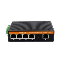 China 5-Port Industrial Gigabit Ethernet & PoE Switch DIN-Rail, Dual Power DC 12–52V, -40°C to 85°C TBC-GF2505 / TBC-GFP2505 for sale