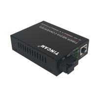 China Gigabit Fiber Media Converter 1G 1-Port RJ45 to SC Single-Mode Single-Fiber 20km 1310/1550nm AC 220V TNC-ME1612E-S20AB for sale