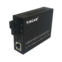 China Gigabit Fiber Media Converter 1G 1-Port RJ45 to SC Single-Mode Single-Fiber 20km 1310/1550nm AC 220V TNC-ME1612E-S20AB for sale