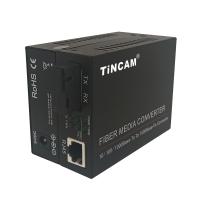 China 10/100/1000Mbps Gigabit Single-Mode Single-Fiber Media Converter 20km SC 1310/1550nm Marvell Chip TBC-MC3612E-S20AB for sale