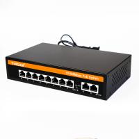 China 8-Port 10/100Mbps PoE Switch with 2 Uplink Ports 250m Extend VLAN IEEE 802.3af/at 96W Built-in Power Supply Unmanaged Metal Network Switch TNC-EPS4310N9 for sale